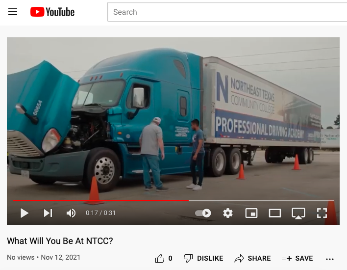 NTCC premieres new promotional video | Northeast Texas Community College